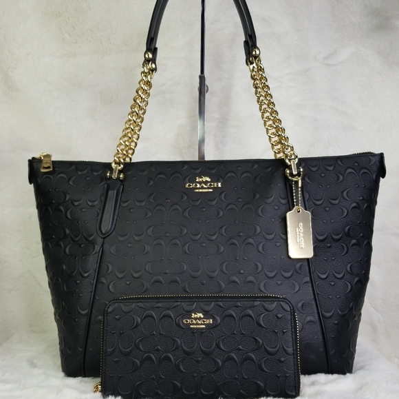 Coach | Bags | Sale Coach 2 Set Rare Designer Signature Leather Purse ...